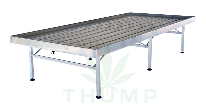 Vertical Farming Rack Hydroponic Flood Table Rolling Benches - Thump